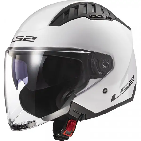 Casco jet LS2 OF600 COPTER II Bianco Lucido 22.06