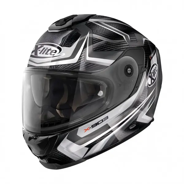 Casco integrale X-lite X-903 Ultra Carbon Warmflash N-com Nero