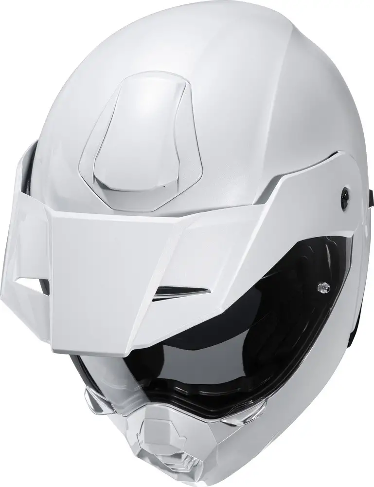 Casco modulare HJC C80 SOLID Bianco Perla Ryan
