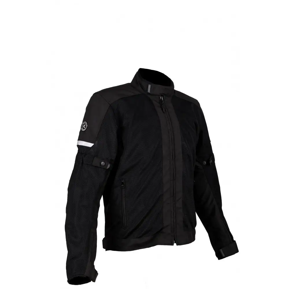 Giacca moto estiva Smook SUN AIR JKT Nero Nero