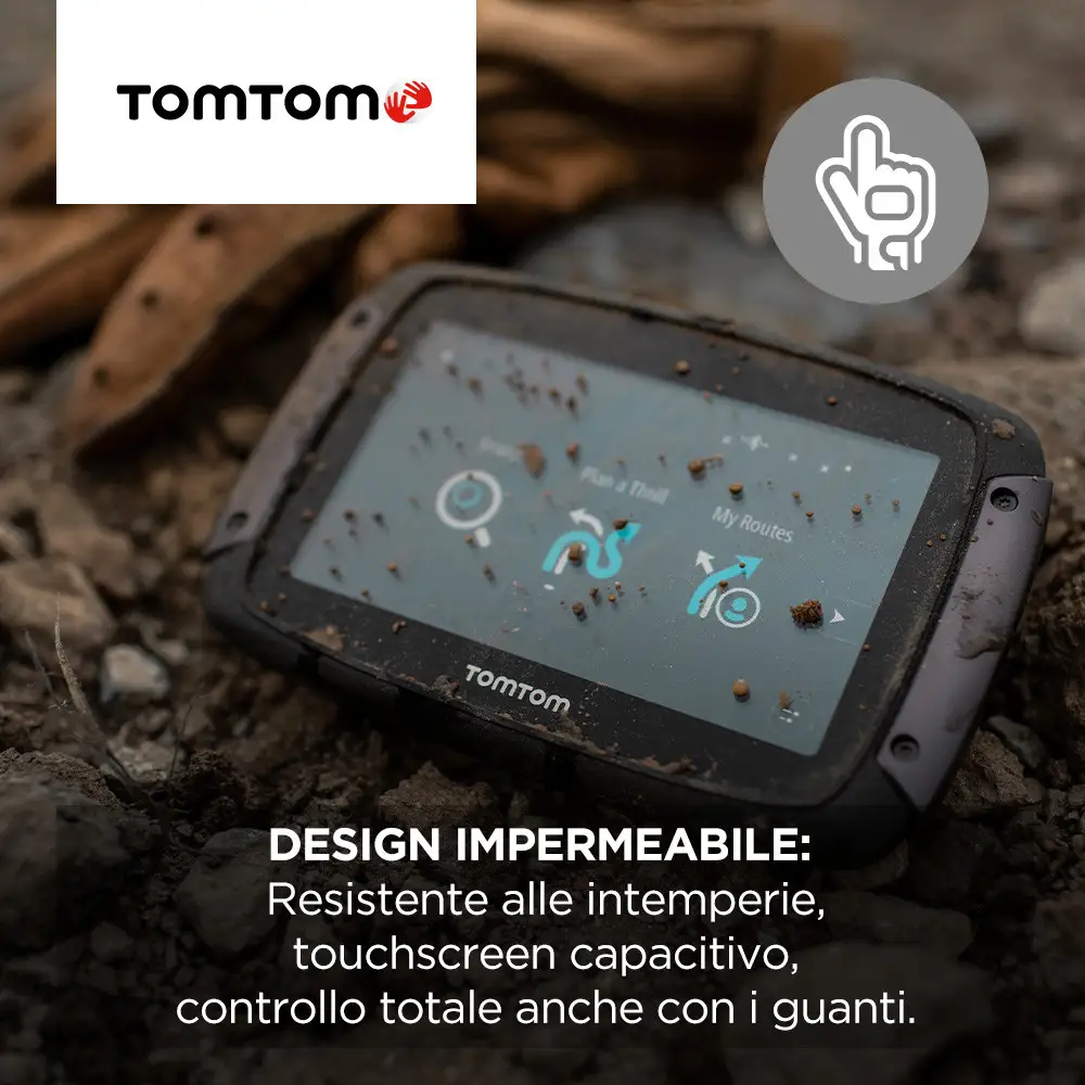 Navigatore moto TomTom Rider 550 Premium Pack con accessori extra